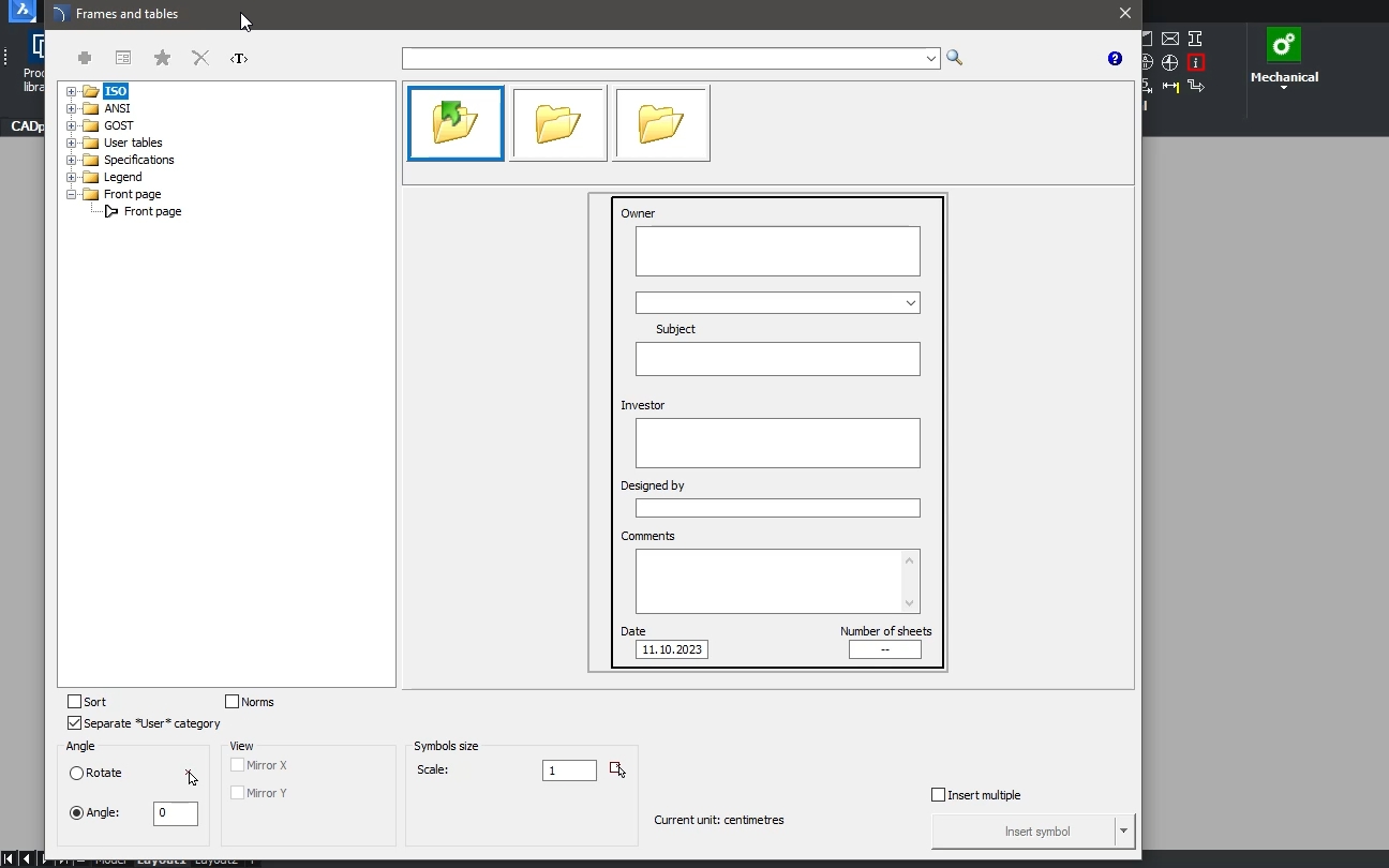 CADprofi Architectural tutorial